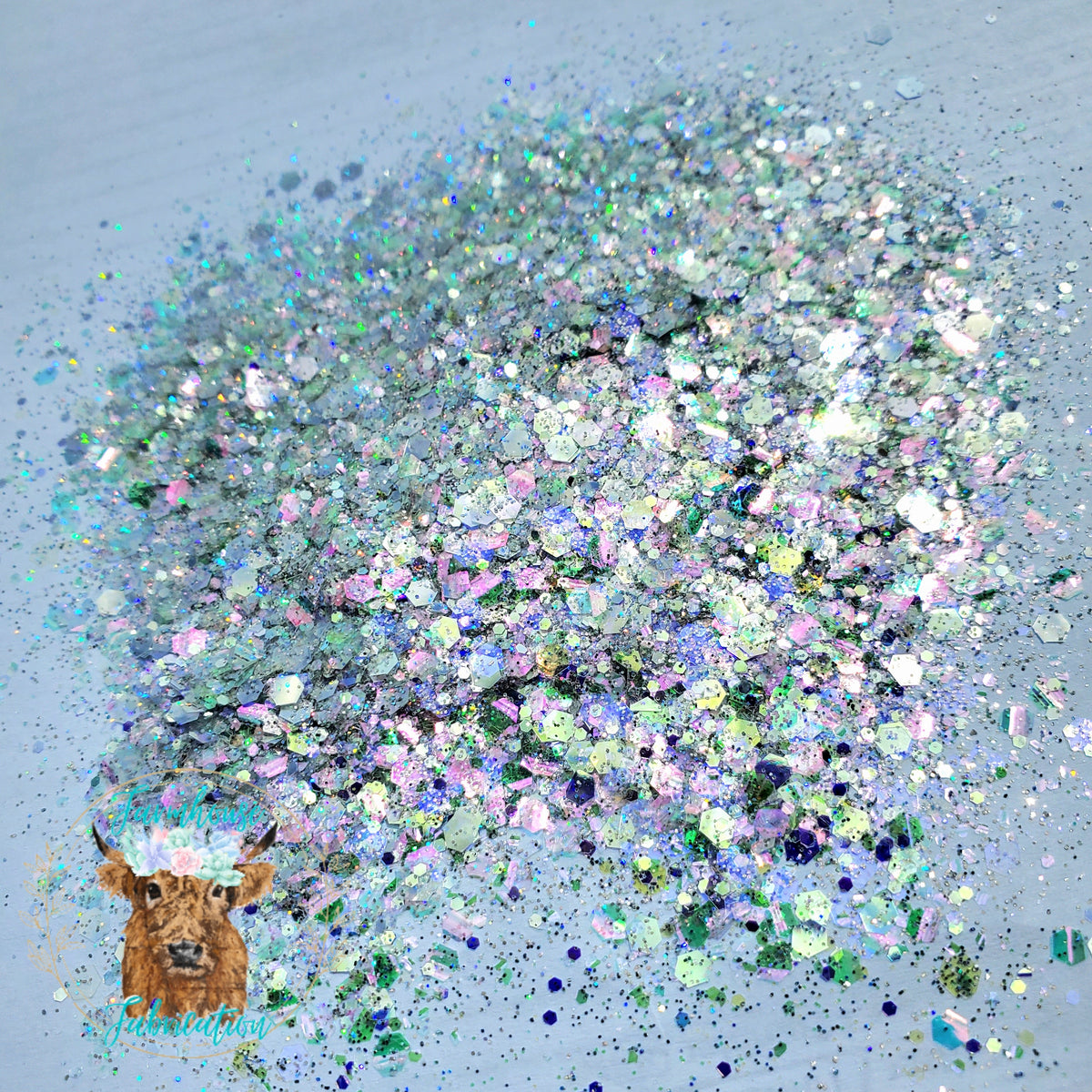 "Northern Magic" Custom Mix / Silver/Purple Chunky Glitter / Iridescen ...