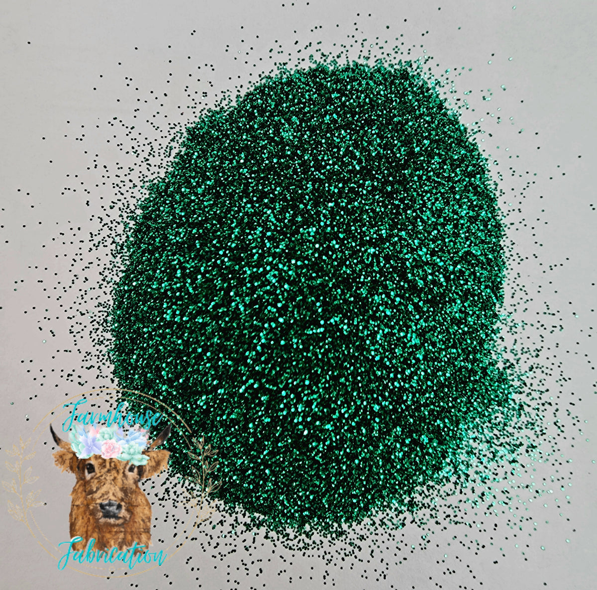 "I'll Get You my Pretty" / Emerald Green 1/128 cut Polyester Glitter ...