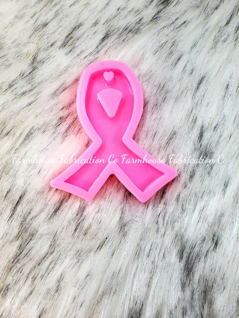 Cancer Ribbon Key Chain Silicone Mold / Resin Mold – Farmhouse Fabrication