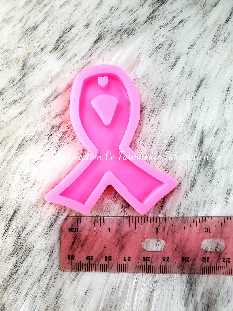 Cancer Ribbon Key Chain Silicone Mold / Resin Mold – Farmhouse Fabrication